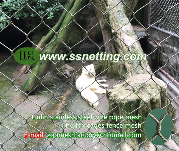 Zoo fox cage mesh, stainless steel fox cage fence mesh supplier, wire ...