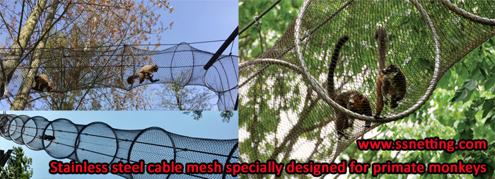 Tunnel-shaped animal cage channel protective fence - Liulin Zoo Mesh ...