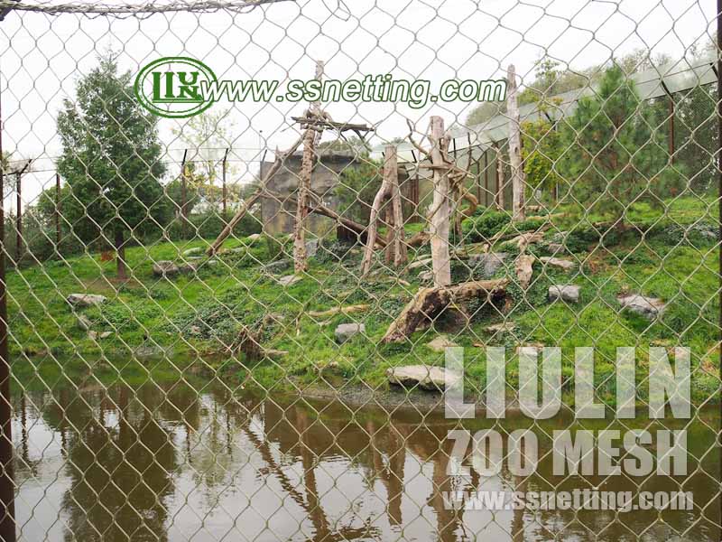 Wire Rope Mesh in Europe - Liulin Zoo Mesh Supplier